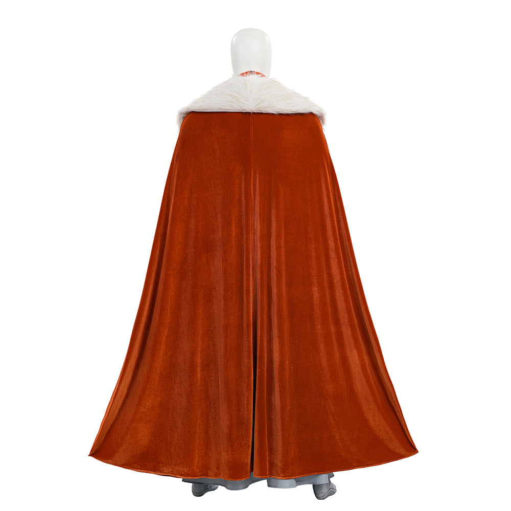 Invincible Season 4 Thragg Cosplay Costume Orange Cape With Fur Collar ...
