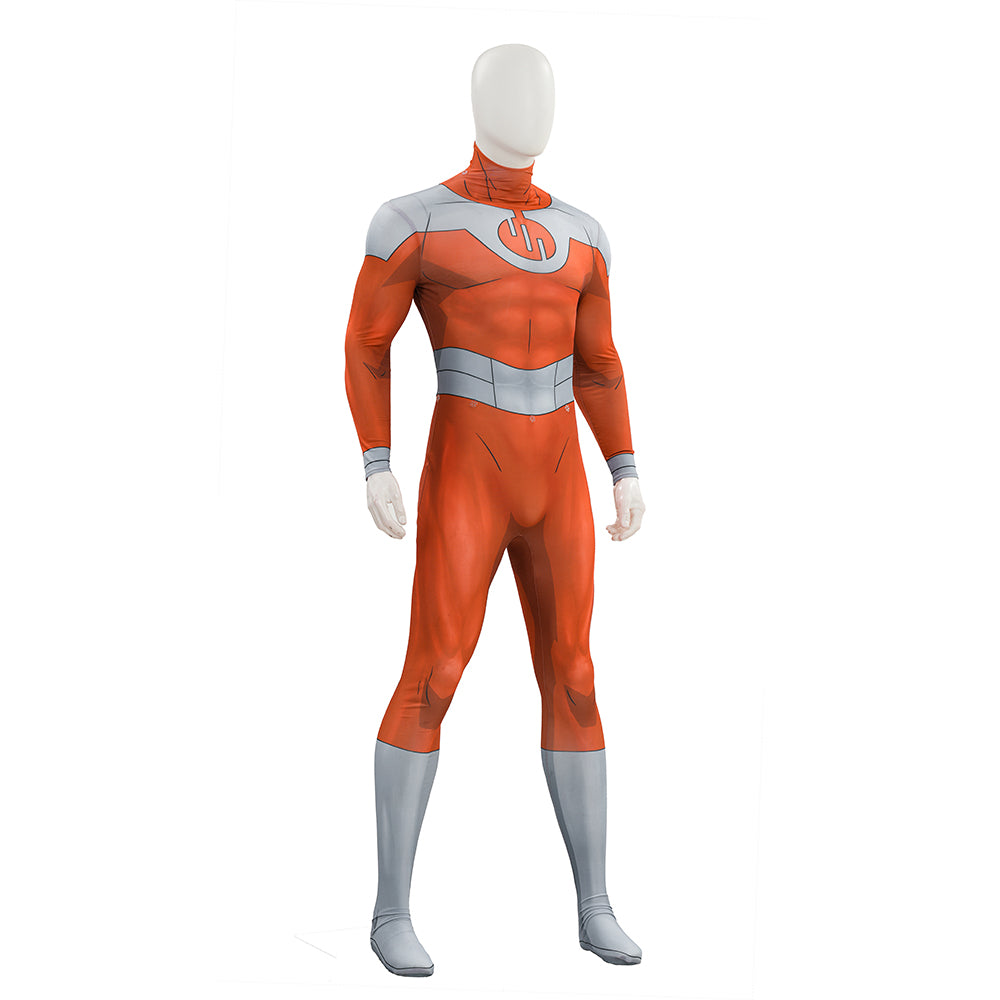 Invincible Season 4 Thragg Cosplay Costume Orange Cape With Fur Collar ...
