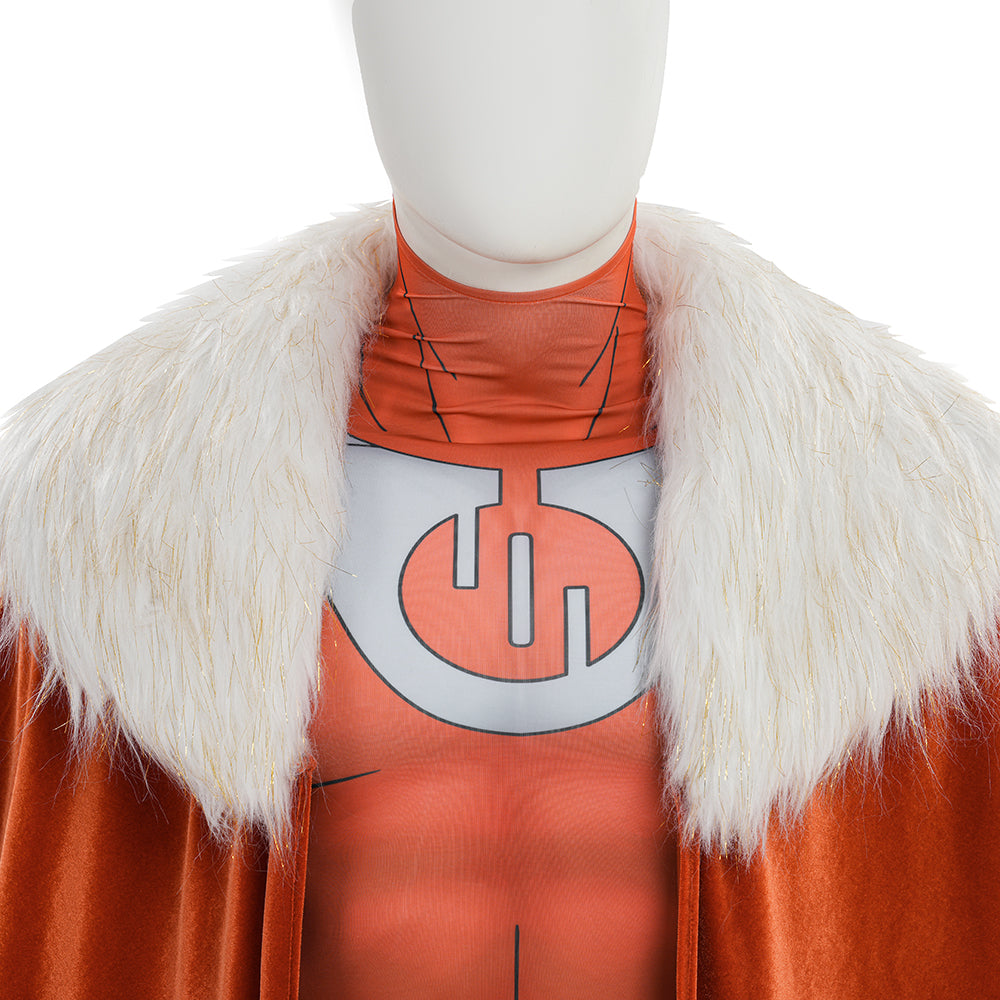 Invincible Season 4 Thragg Cosplay Costume Orange Cape With Fur Collar ...