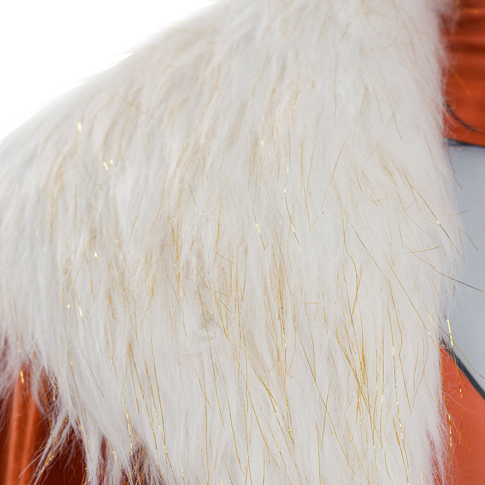 Invincible Season 4 Thragg Cosplay Costume Orange Cape With Fur Collar ...