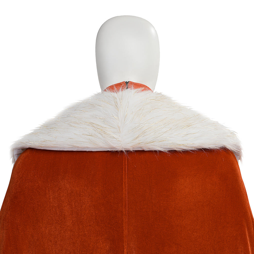 Invincible Season 4 Thragg Cosplay Costume Orange Cape With Fur Collar ...