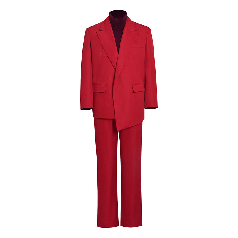 Ghost Power Cosplay Costume Power Season 3 Red Suit Halloween Outfit ...