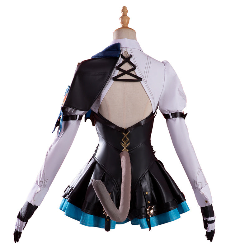 Genshin Impact Lynette Cosplay Costume Magician Assistant Dress Hallow ...