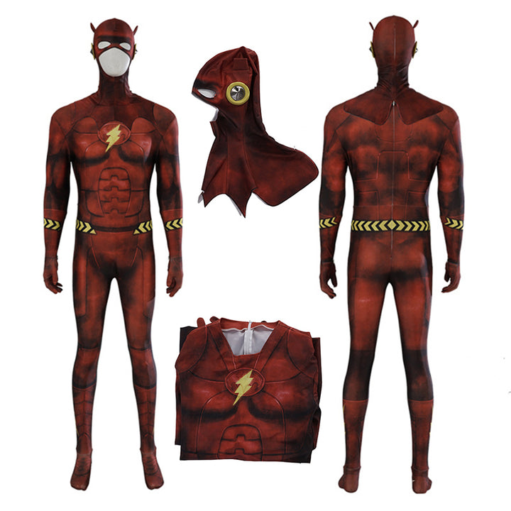 The Flash Cosplay Costume Jumpsuit Bodysuit Superhero Uniform – ACcosplay