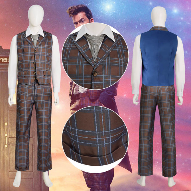 Doctor Who Dr 7th Seventh Doctor Coat Jacket Outfits Cosplay Costume ...
