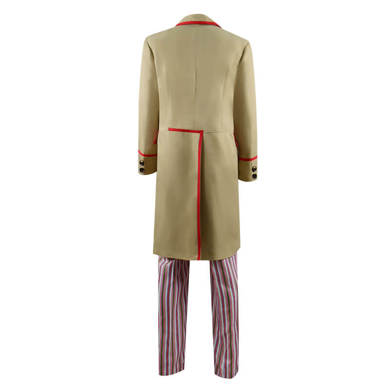 Doctor Who fifth 5th Doctor Cospaly Costume Beige Coat Full Set Outfit ...