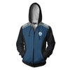 The Orville Hoodie Ed Mercer Captain Jacket Coat Halloween Zip Up Hood ...
