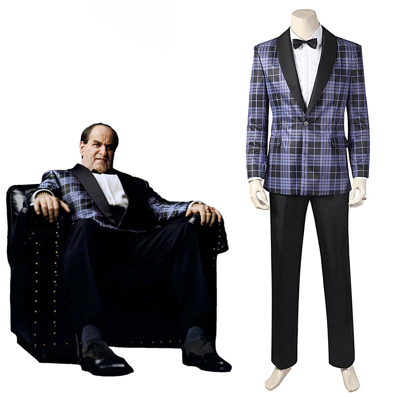 Batman Penguin Costume Colin Farrell Penguin Cosplay Halloween Carniva ...