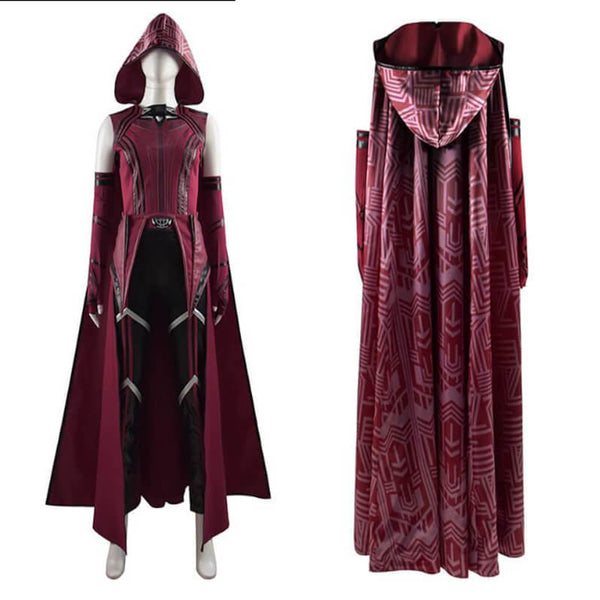 WandaVision Scarlet Witch Cosplay Suit Wanda Maximoff Cosplay Costume ...